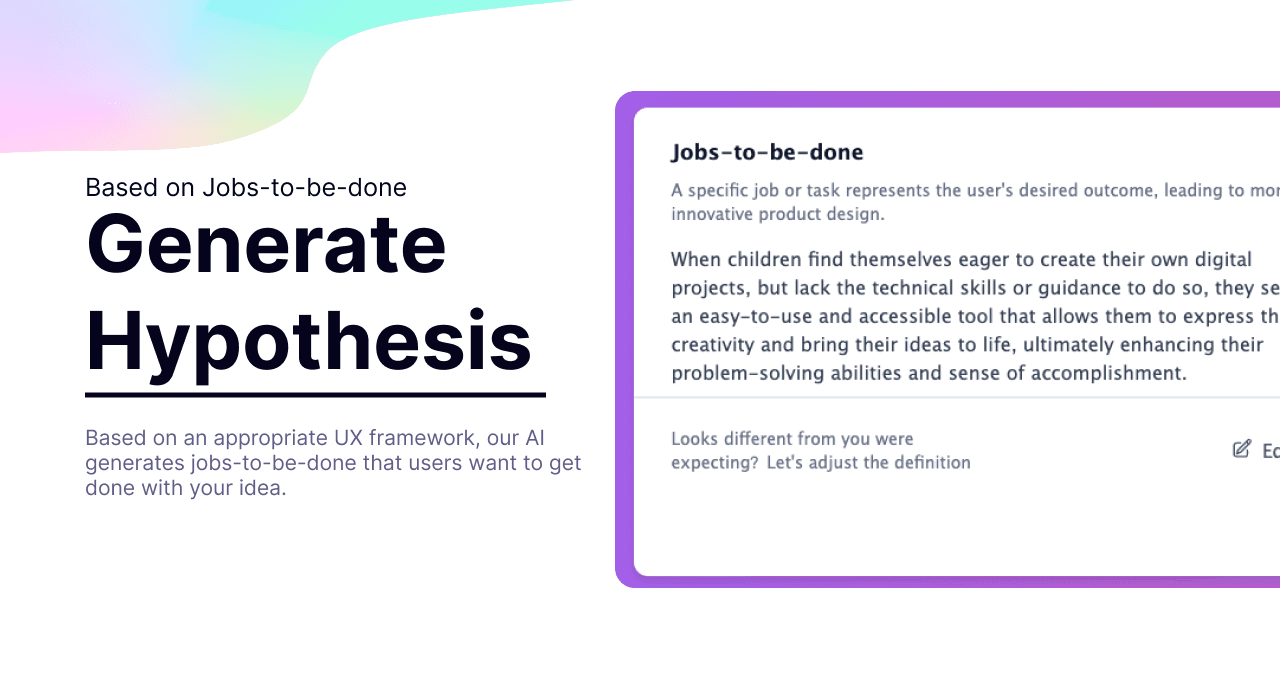 Value Discovery ー Discover the value from your ideas